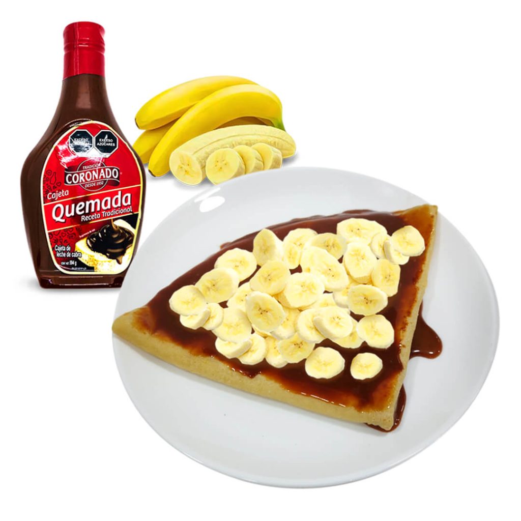 Crepa combinada de Cajeta con Plátano - Creps33