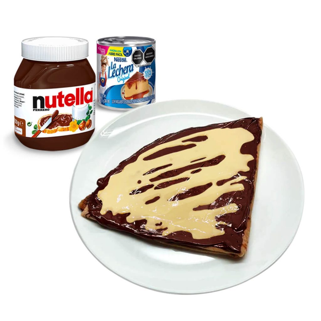 Crepa combinada de Nutella con Lechera - Creps33
