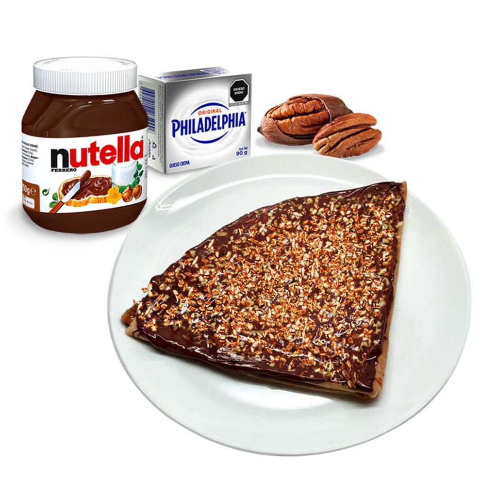 Crepa de Philadelphia con Nutella y Nuez - Creps33